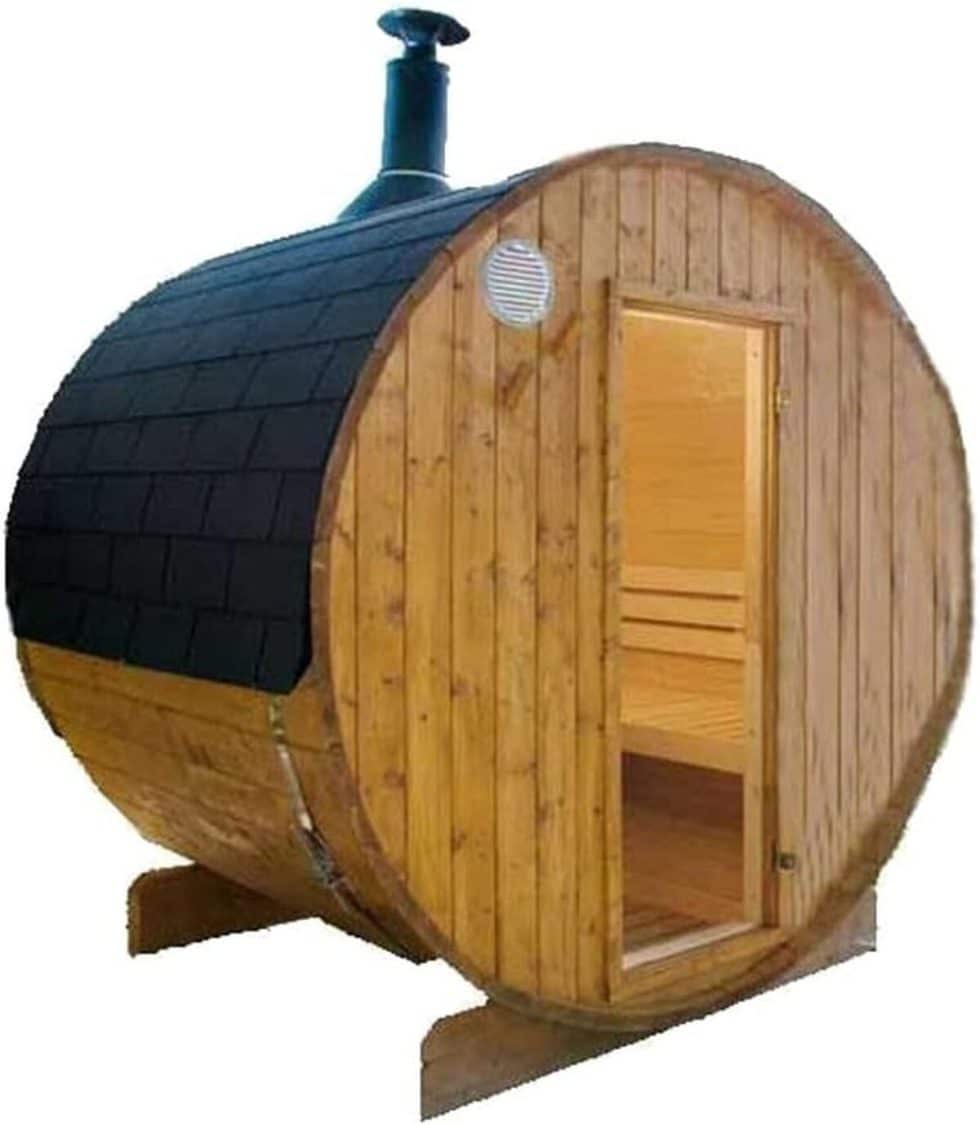 Découvrez notre avis sur le sauna Harvia tonneau extérieur avec poêle à ...
